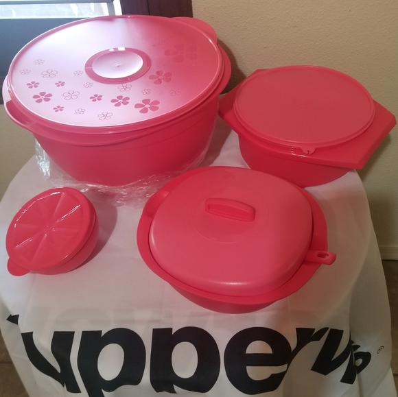 Tupperware | Dining | Tupperware Gorgeous Pink Set | Poshmark
